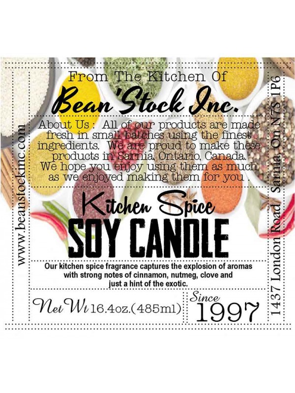 Kitchen Spice Soy Candle